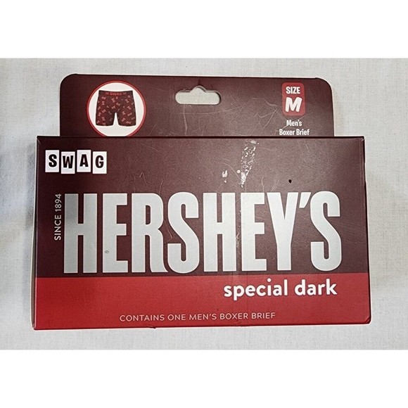 Swag | Underwear & Socks | Swag Hersheys Dark Chocolate Mens Boxer Briefs Medium Gift Novelty ...